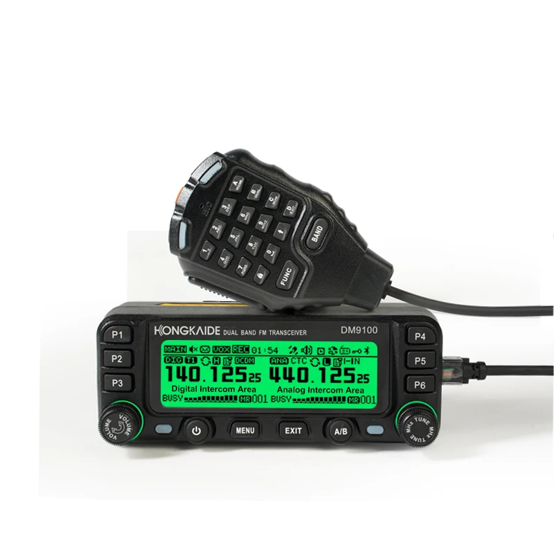 DM9100 Dual Band 25W Digital Analog GPS APRS Car Mobile Transceiver