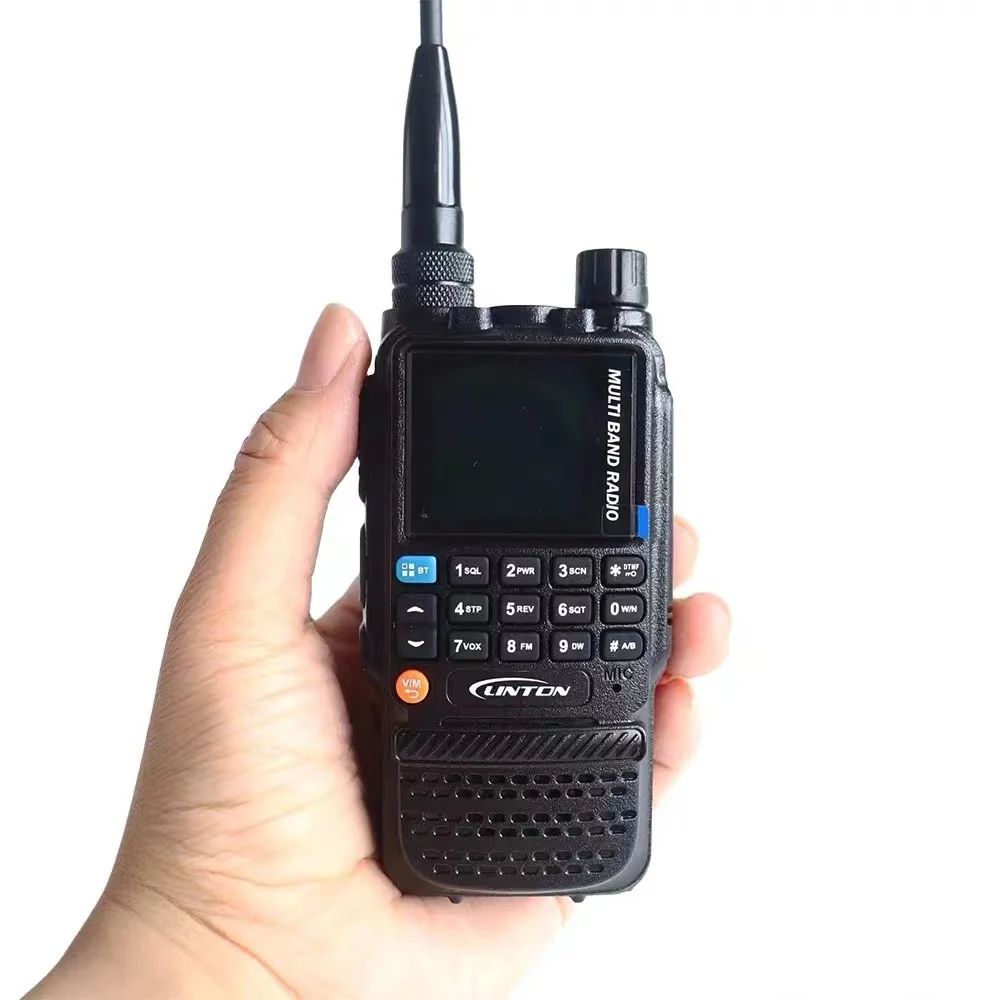 New LINTON 9910 Long Range Multi Bands Walkie Talkie Profesional Phone ...