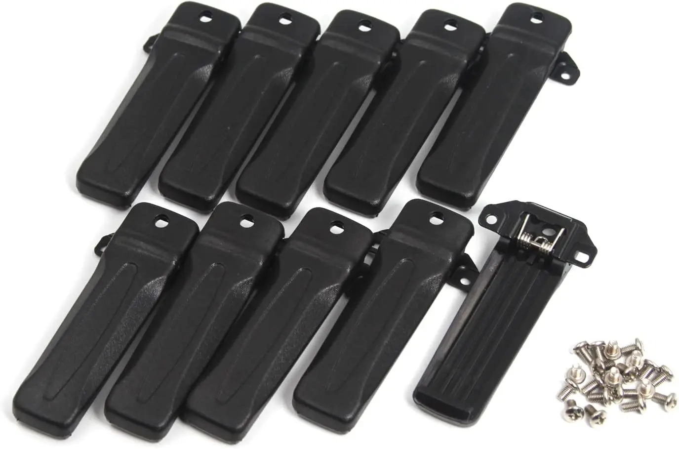 10pc KBH-10 Belt Clip for KENWOOD TK-3206 TK-2206 TH-D7 TH-F6 TH-F7 TK-2207 TK-2307 TK-2212 TK ...