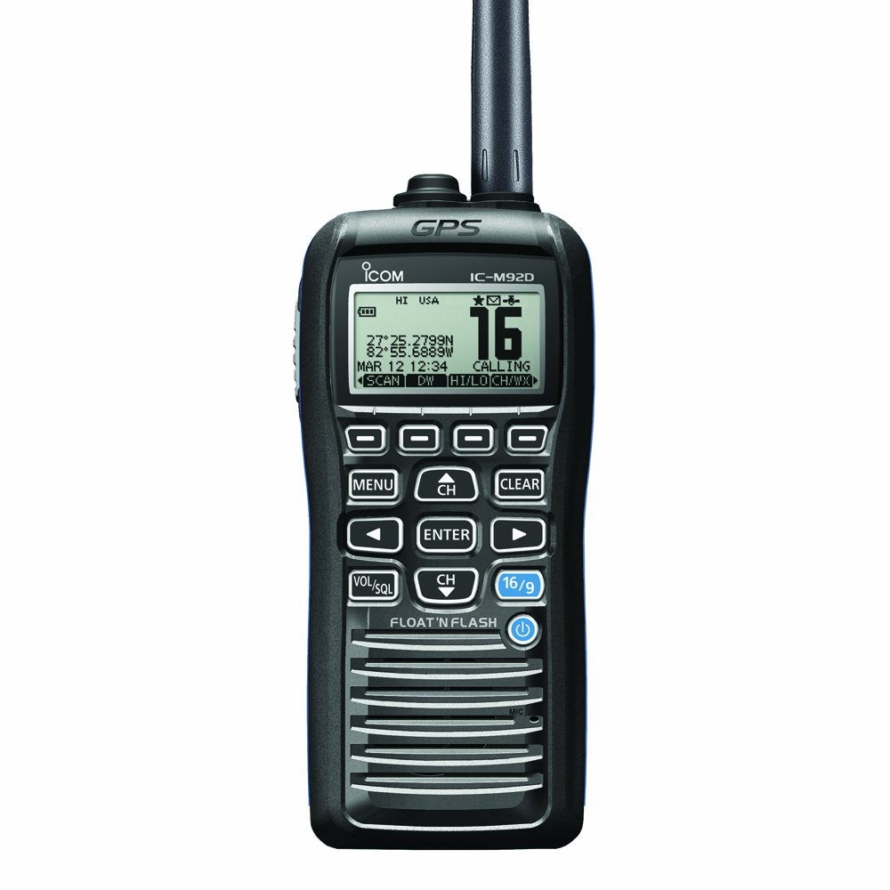 ICOM IC-M92D Handheld VHF Marine Radio with Internal GPS - ALAFONE