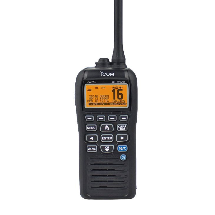 ICOM IC-M92D Handheld VHF Marine Radio with Internal GPS - ALAFONE
