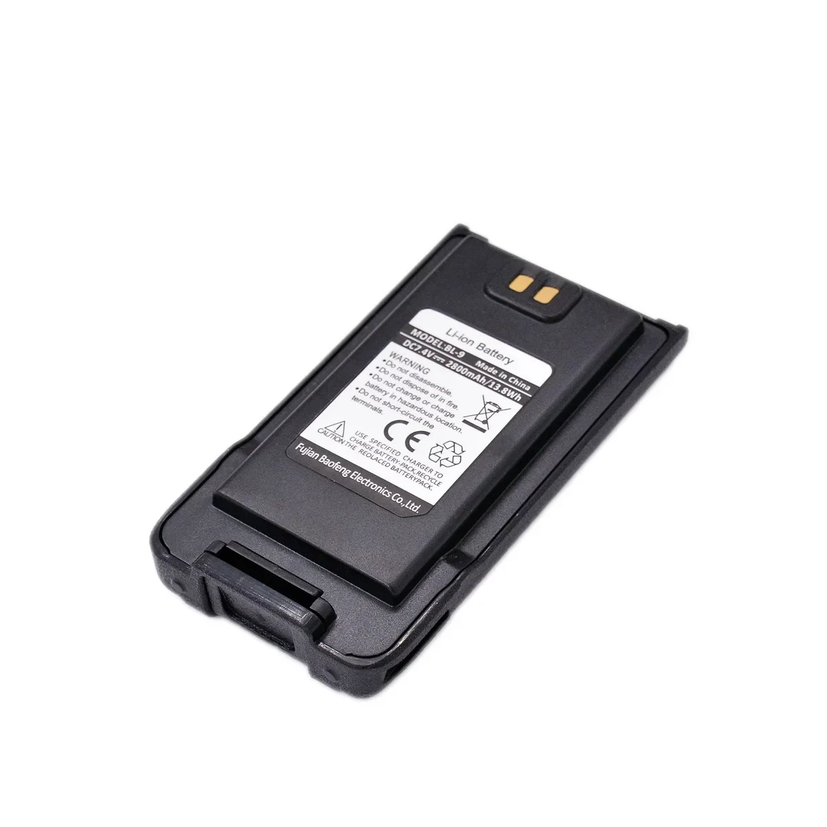 BAOFENG BL-9 Li-ion Battery Pack DC7.4V 2200mAh Replacement for UV 9R ...