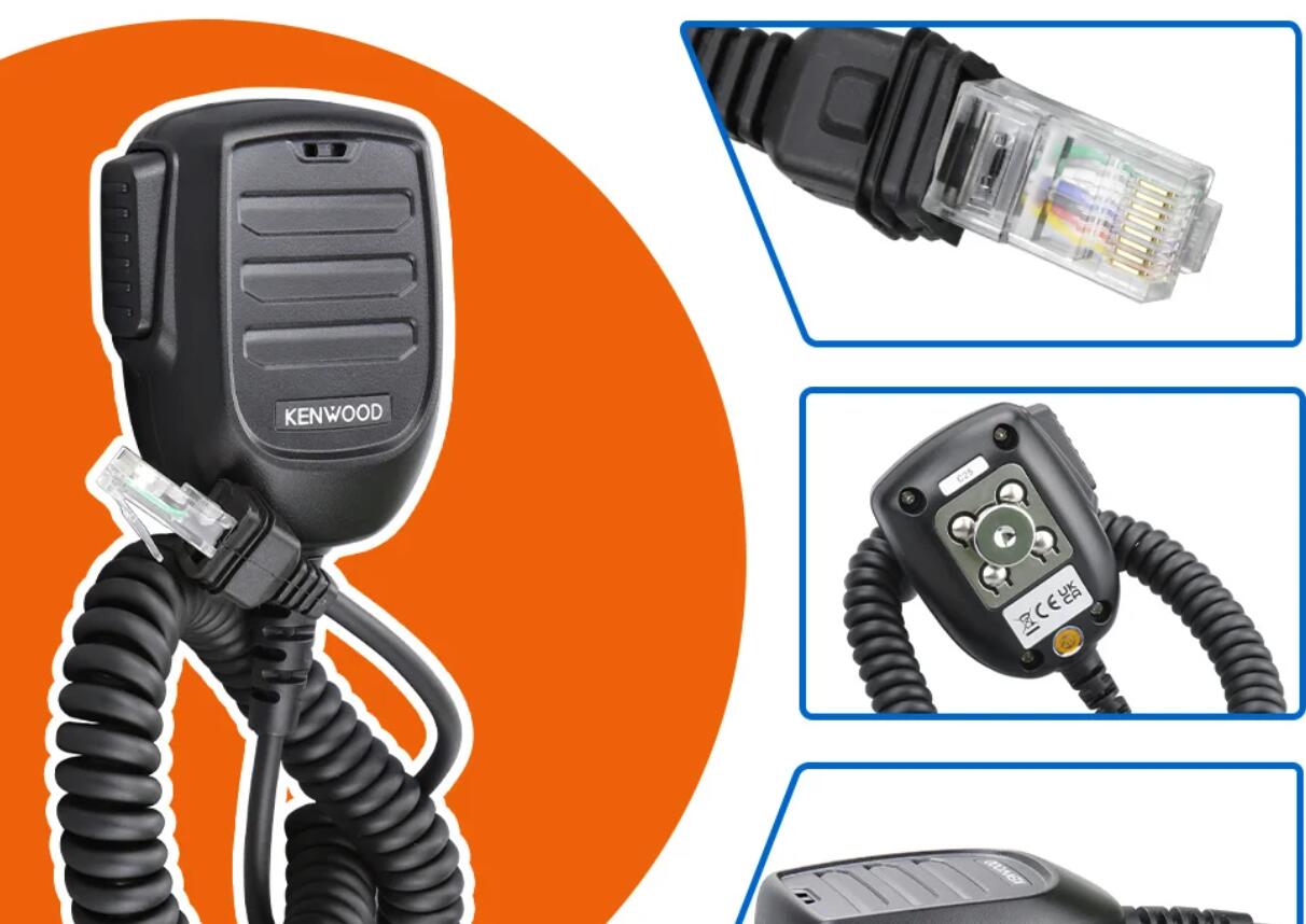 KMC-60 Hand Microphone for KENWOOD NX-740 NX-840 TK-7302 TKD-740 NX ...