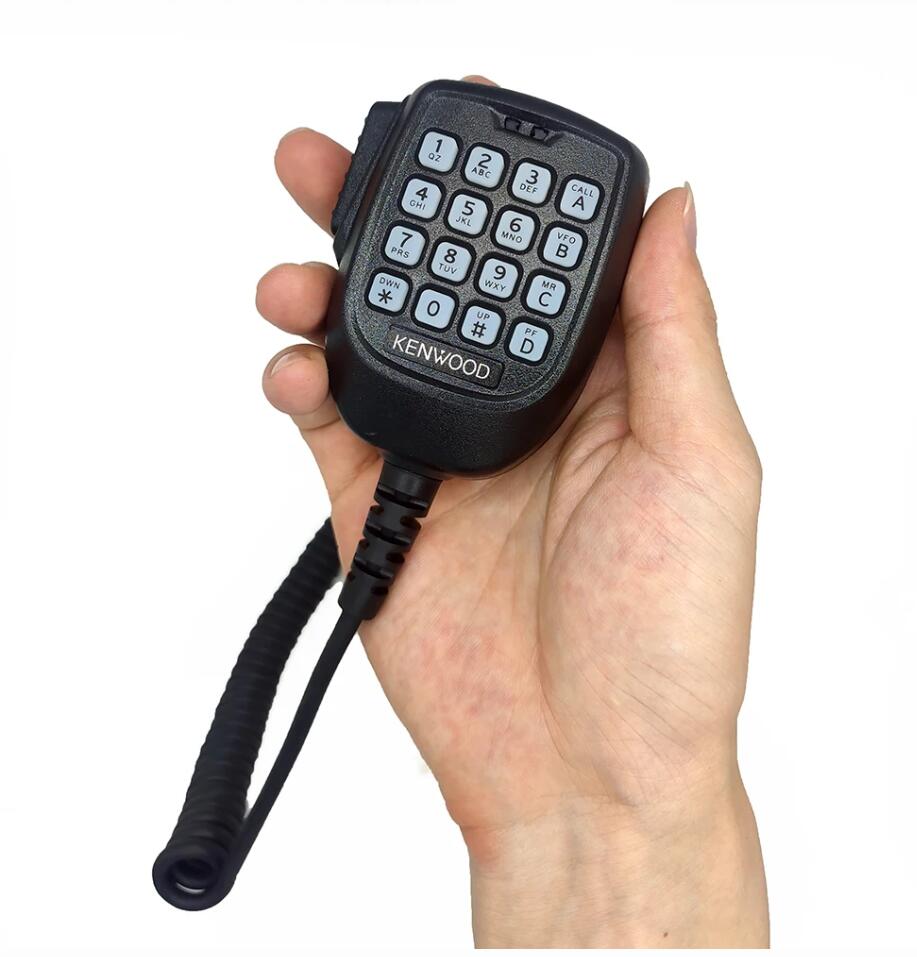 KMC-62 RJ45 8 Pin 16 keypad Walkie Talkie PTT Microphone for KENWOOD ...
