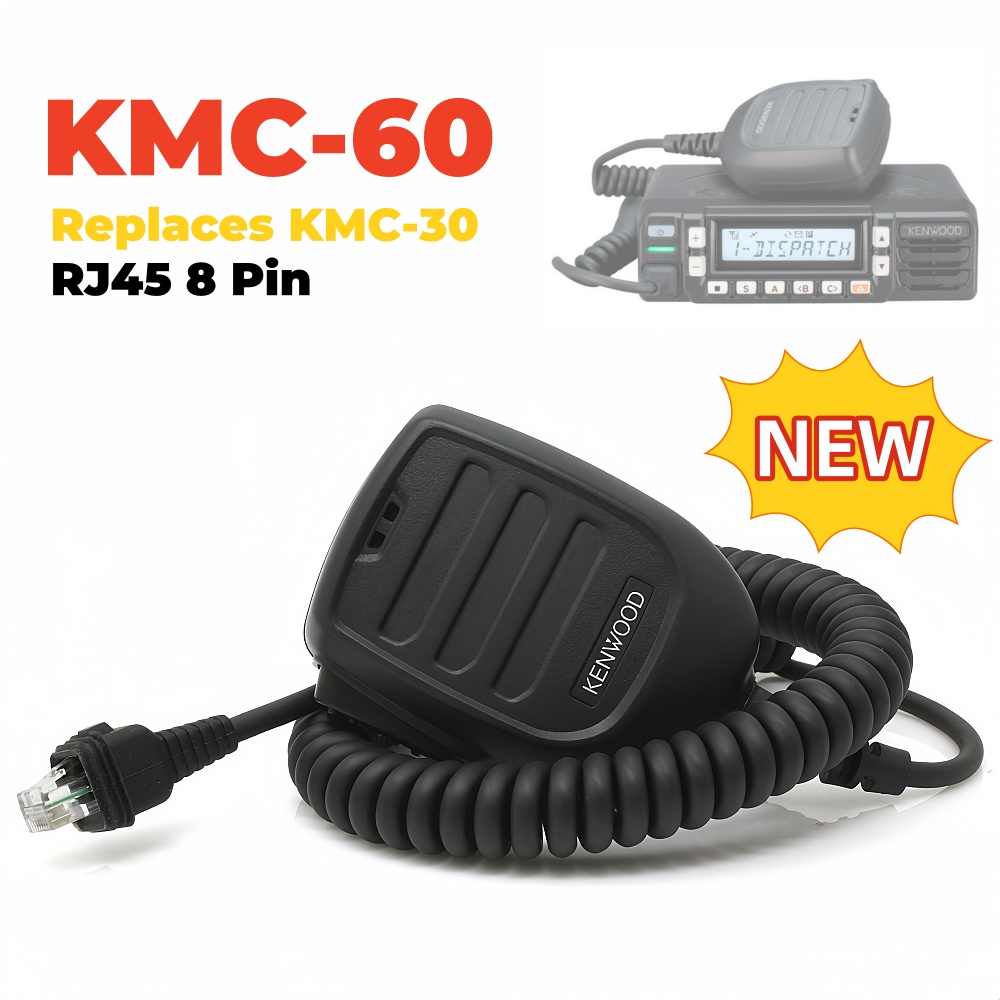 KMC-60 Hand Standard Microphone for KENWOOD NX-740 NX-840 TK-7302 TKD ...