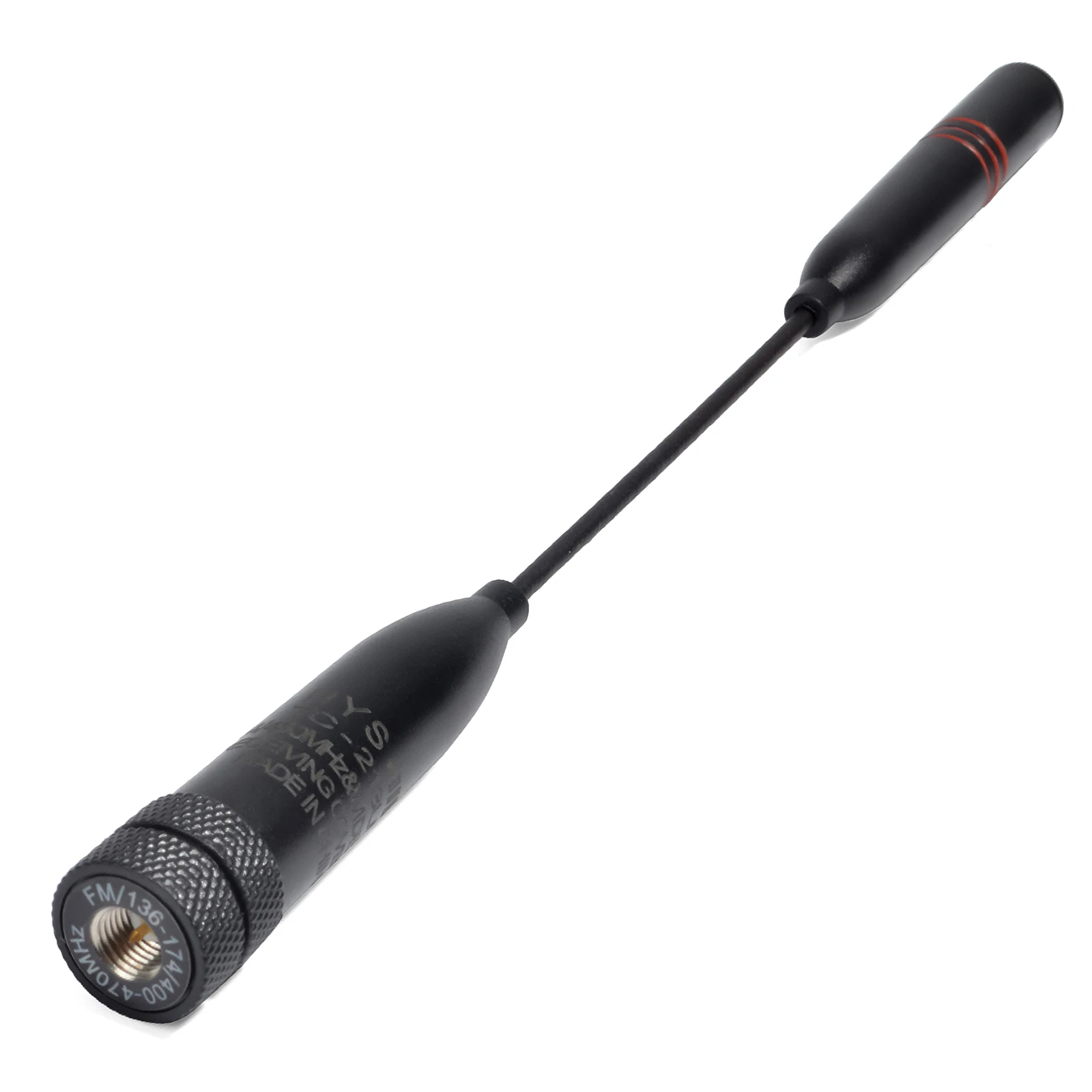 2m 70cm SMA Male Antenna,VHF UHF Soft Antenna for 136-174/400-470Mhz Walkie Talkie YAESU/Vertex ...