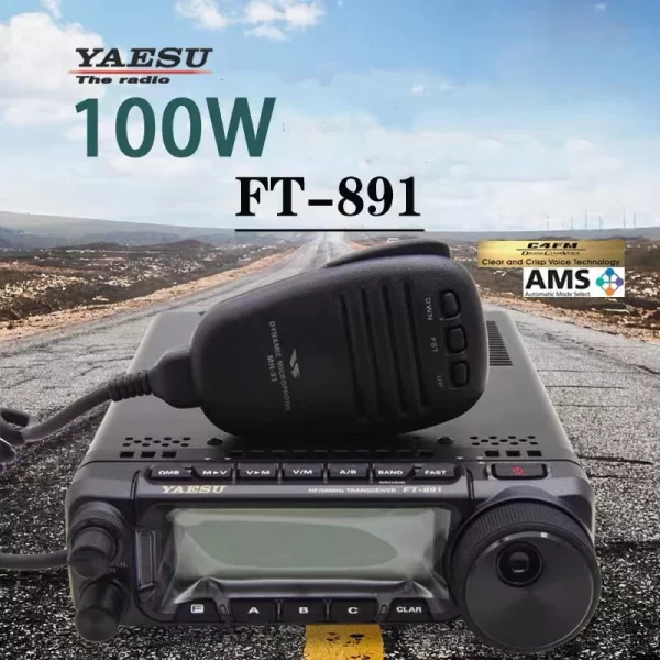 YAESU Original New FT-891 HF/50MHz Full Mode Car Vehicle Transceiver 100W high-powered HAM ...